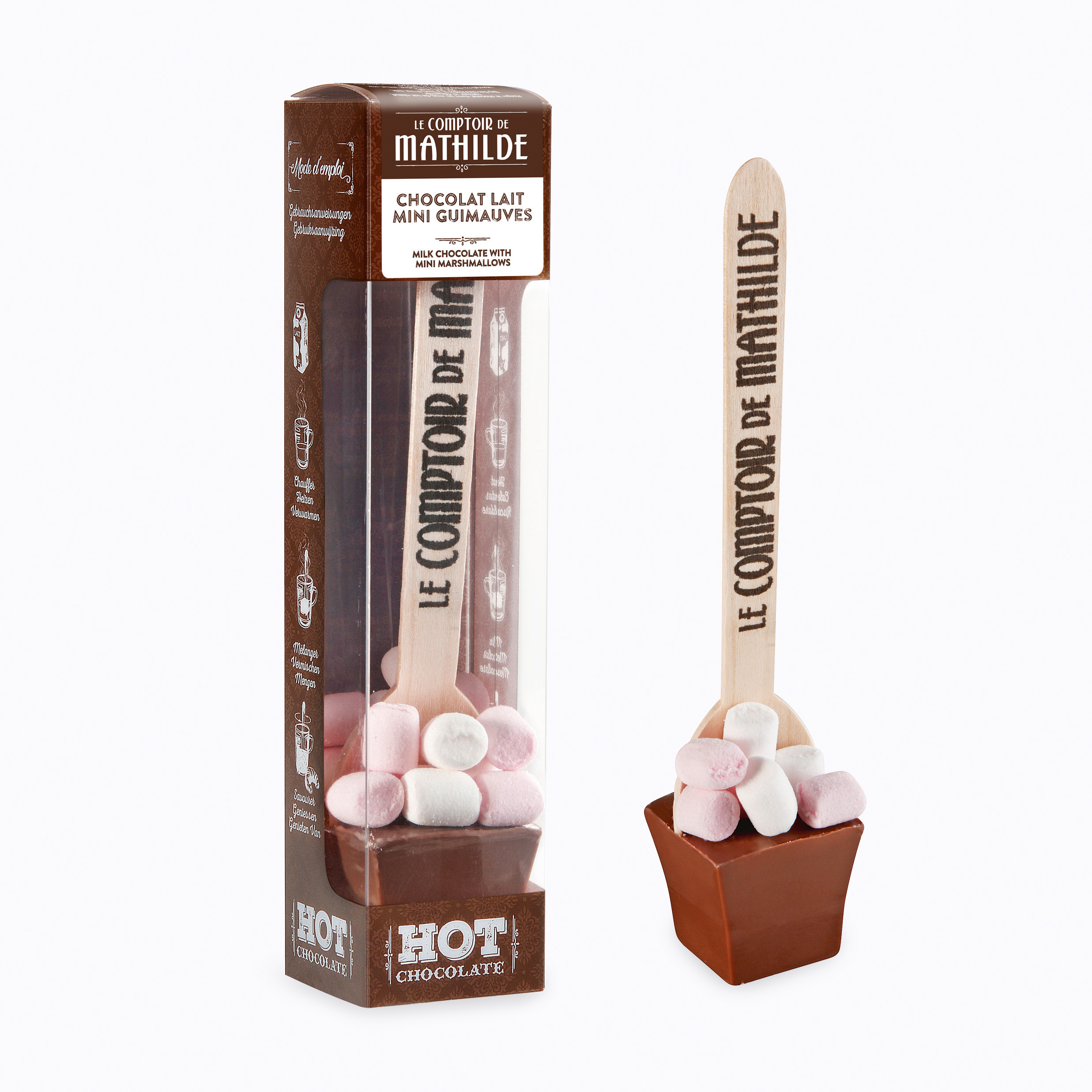 Matilde hot chocolate spoon m/ marshmallows - Firmagaver24.no ...